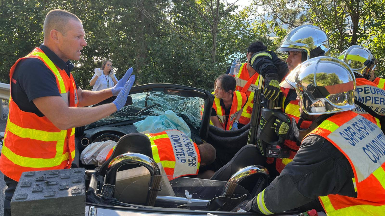 Deux blessés en urgence absolue dans un accident à Savines-le-Lac