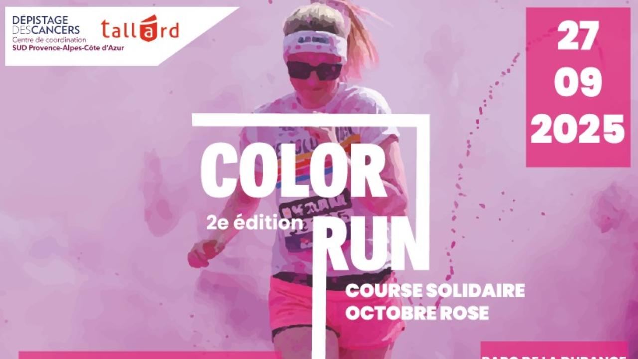 Deuxième édition de la Color Run Octobre Rose ce samedi à Tallard