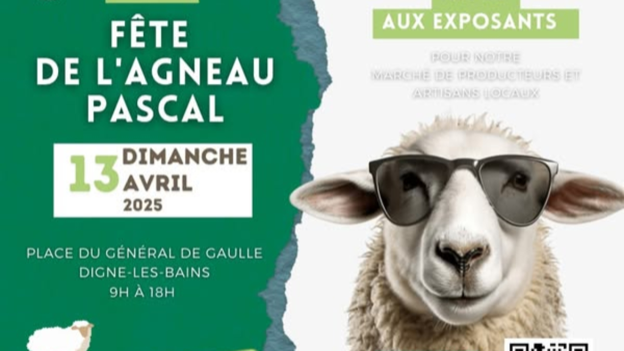 Digne les Bains fait sa Fête de l’Agneau Pascal ce dimanche